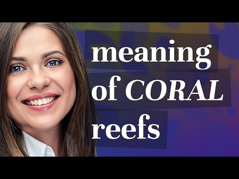 Coral reefs | meaning of Coral reefs