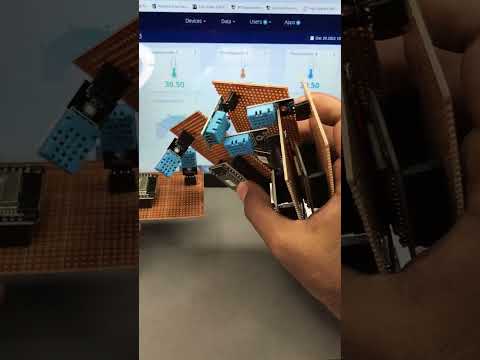 ESP32 with DHT11 Sensor | ESP32 Temperature Humidity Sensor | ESP32 Wether Station DIY | ESP32 DHT22