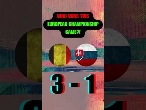 Belgium vs. Slovakia (UEFA EURO) | AI Prediction