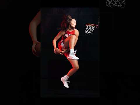 Don’t fall! Basketball photoshoot! #sportsphotographer #basketball