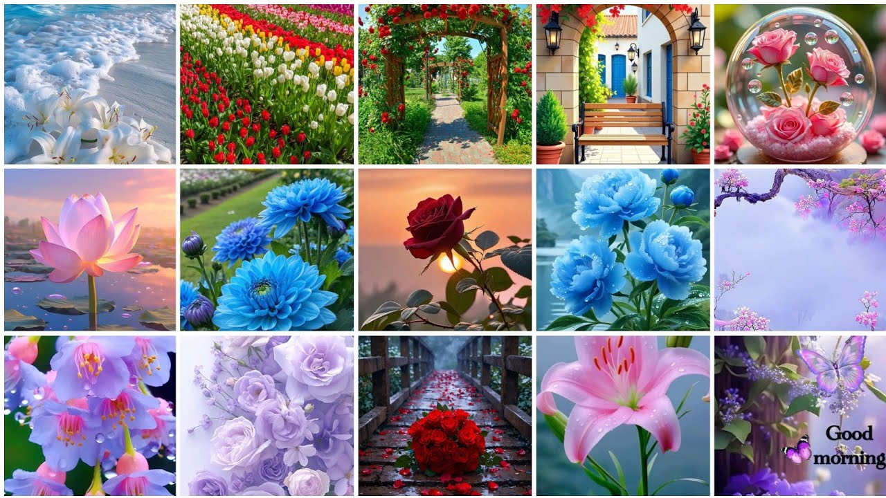 Wallpaper HD Bunga Terbaru 🌹🌺। Gambar Bunga Indah। Keindahan Alami Bunga। DP Bunga,Foto।