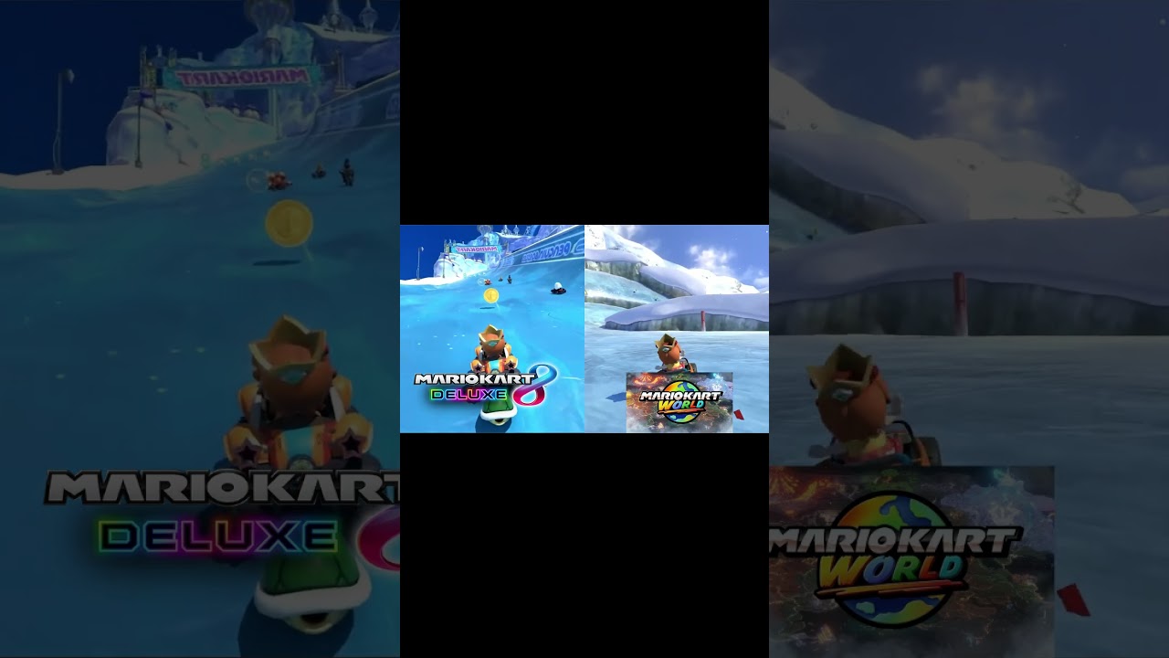 Mario Kart World Graphics Comparison (Switch 2)