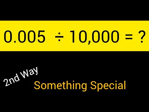 0.005 Divided by 10000 ||0.005 ÷ 10000||How do you divide 0.005 by 10000 step by step?|||0.005/10000
