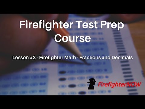 Firefighter Math - Fractions and Decimals