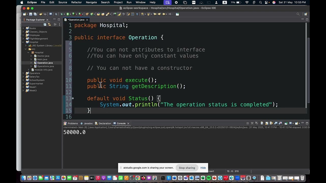 Interface in Java