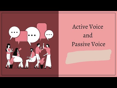 Active Voice/Passive Voice explanation in depth + exercises