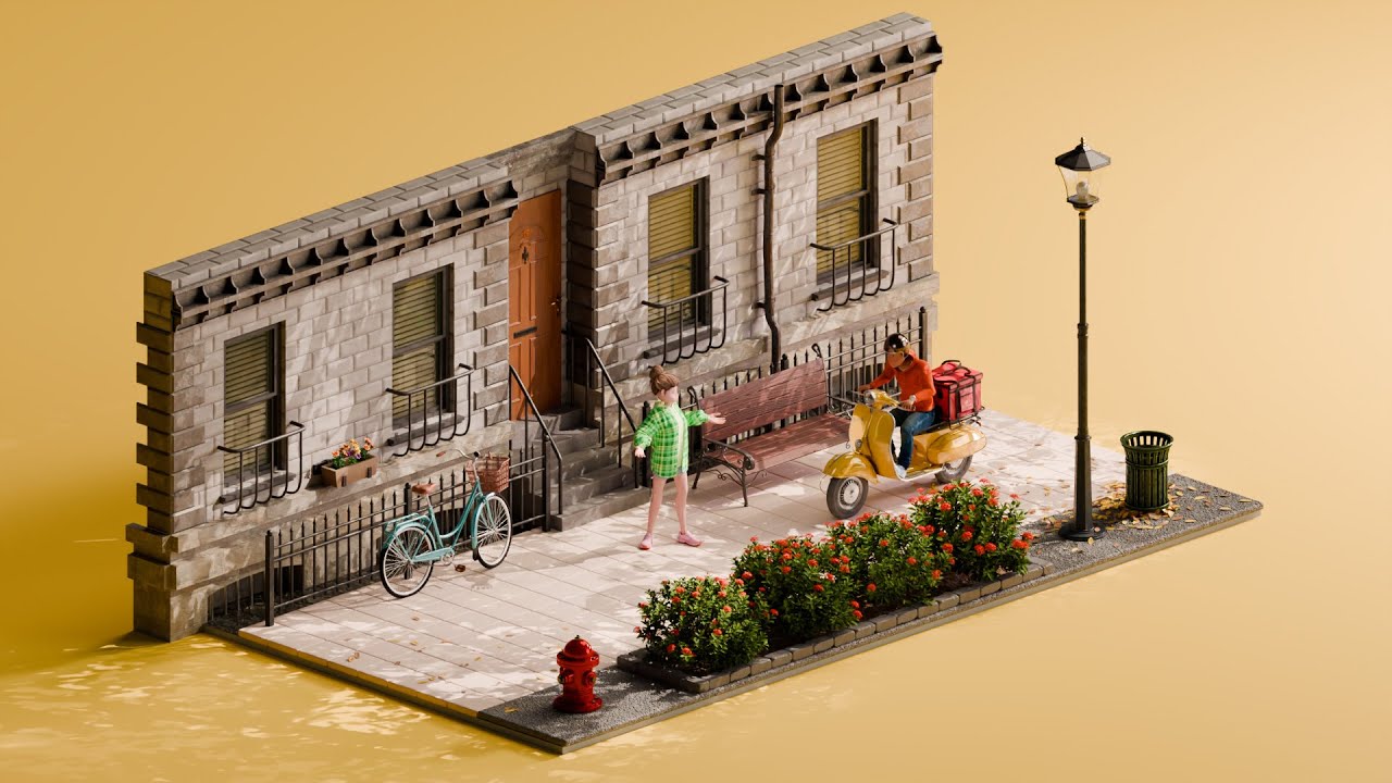 Airbnb Mock Commercial Made with Blender Magic!