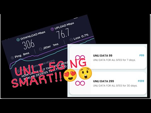 Smart Unli Data and 5g Speedtest by Ookla