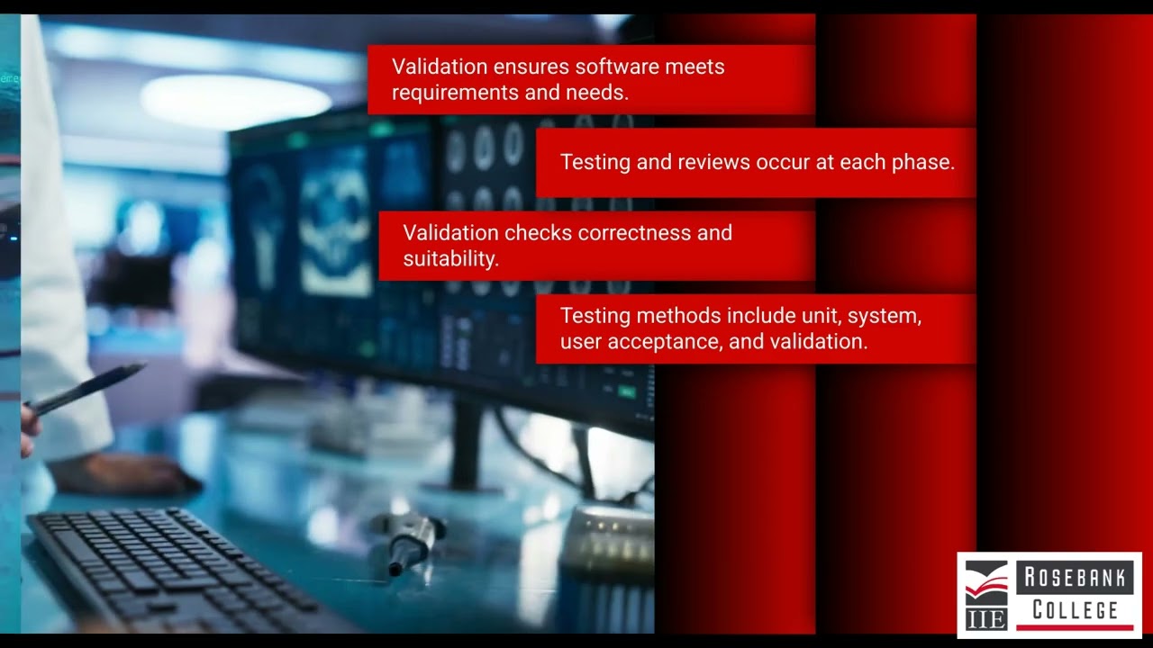 Define software validation (LU2/LO4)