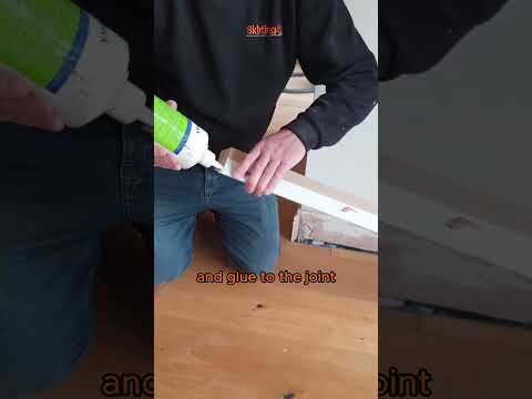 Fitting skirting board with DIY tools 🪚