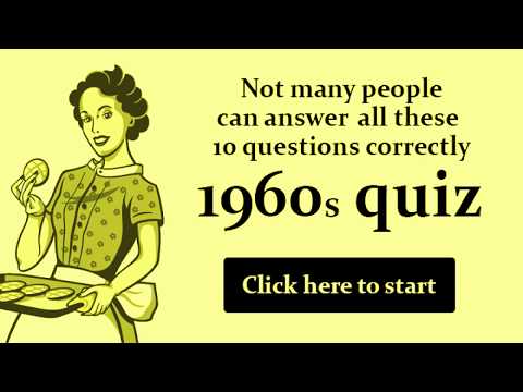 Quiz : Things that happened in the 1960s