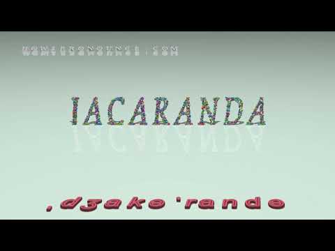 jacaranda - pronunciation + Examples in sentences and phrases