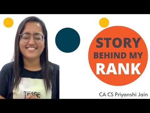 How did I study to get a Rank? | CA Priyanshi Jain - AIR 15 |