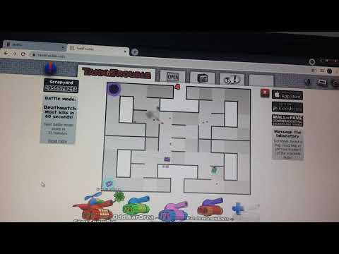 Random snow boss wrecked me a thousand times Tank trouble 2