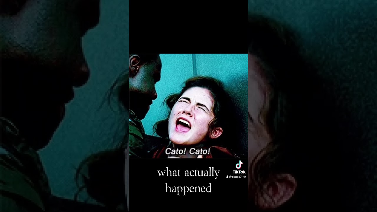 what people think happens vrs what actually happened #edit #thg #cato #thehungergames #clove