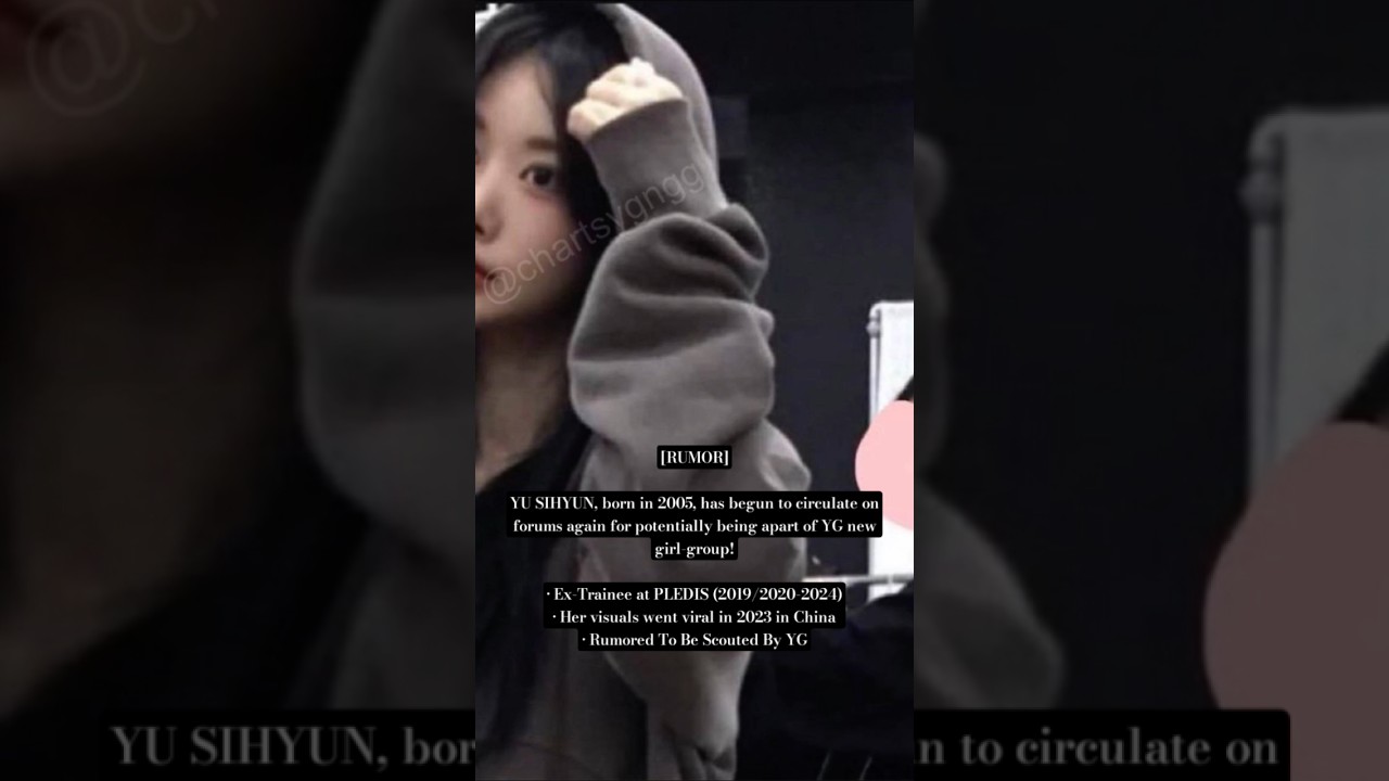 [RUMOR] YU SIHYUN, born in 2005, has begun to circulate on forums being apart of #YG new girl-group