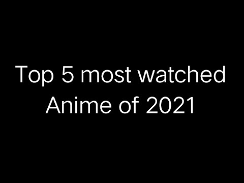 Top 5 Most Watched Anime of 2021