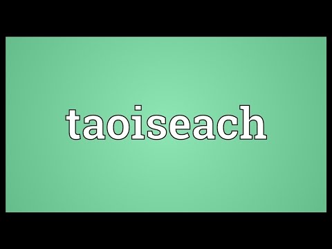 Taoiseach Meaning