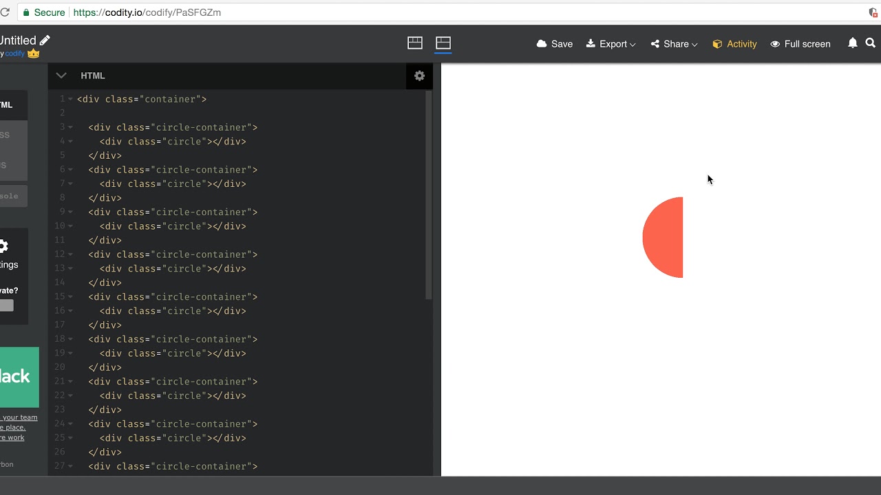 Teaser: Reveal - Cloud - half circle