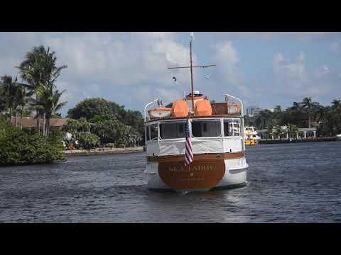 61' Mathis/Trumpy 1938 Sea Tabby Completes Yacht Service at Bradford Marine