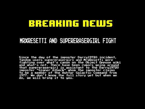The Fandom Drone News Episode 1 - Object Oppose Fanon wiki rediscovered!