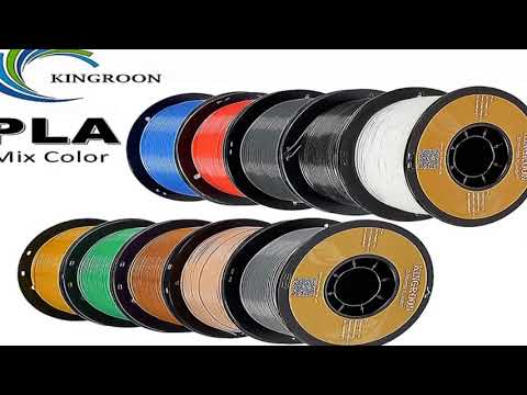 KINGROON PLA Filament 1.75mm 5/10KG pla Plastic For 3D Printer, Standard 1kg/roll 3D Printing F
