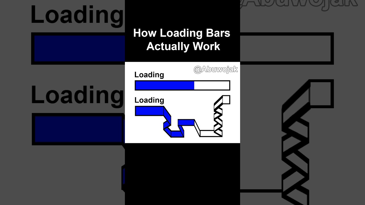 So this is how loading bars actually work ver 3 #meme #animation
