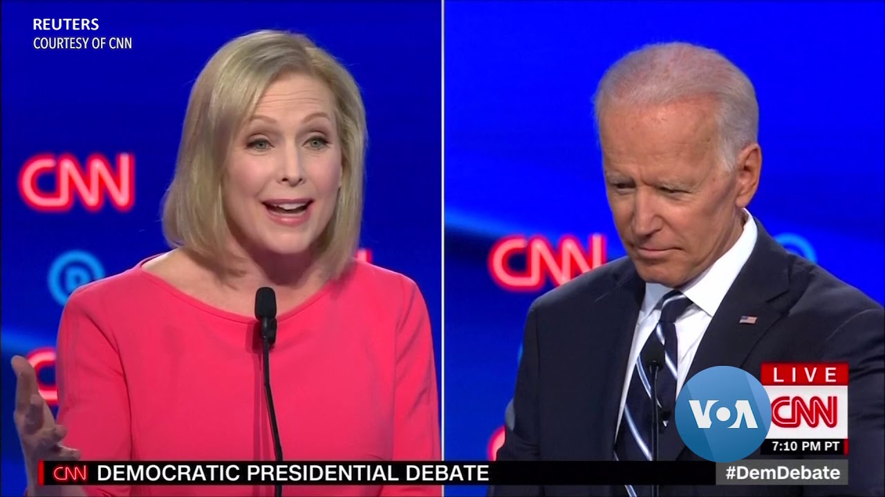 Rivals Go After Biden in Democratic Debate