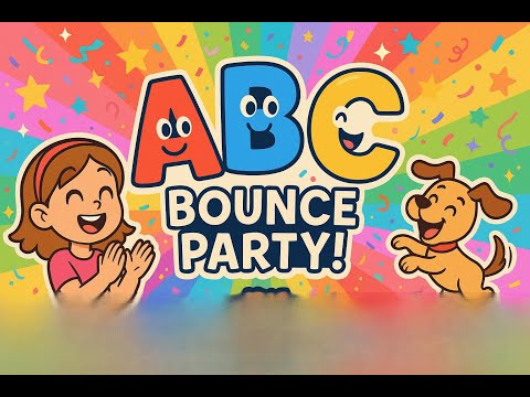 ABC Bounce Party with Kate & Sunny! | Learn A to Z with Smiles and Claps