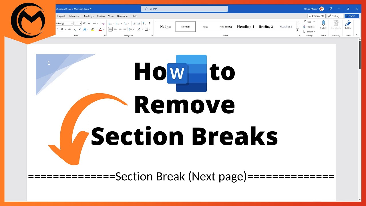 ❌ How to Remove Section Break in Microsoft Word (3 Best Ways)