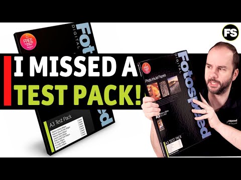 What papers are in the Fotospeed A3 test overview - Fotospeed | Paper for Fine Art & Photography