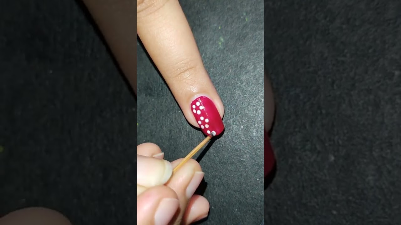 easy flowers nail art💅 without any tools ❤
