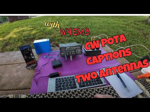CW POTA with a Speaker wire antenna