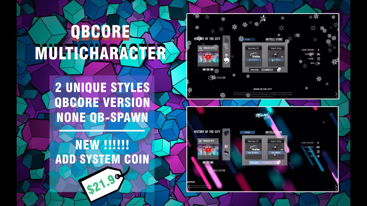 Script FiveM / qb-multicharacter / AMS Design / QBCORE