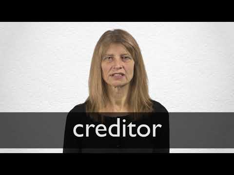 CREDITOR definition and meaning | Collins English Dictionary