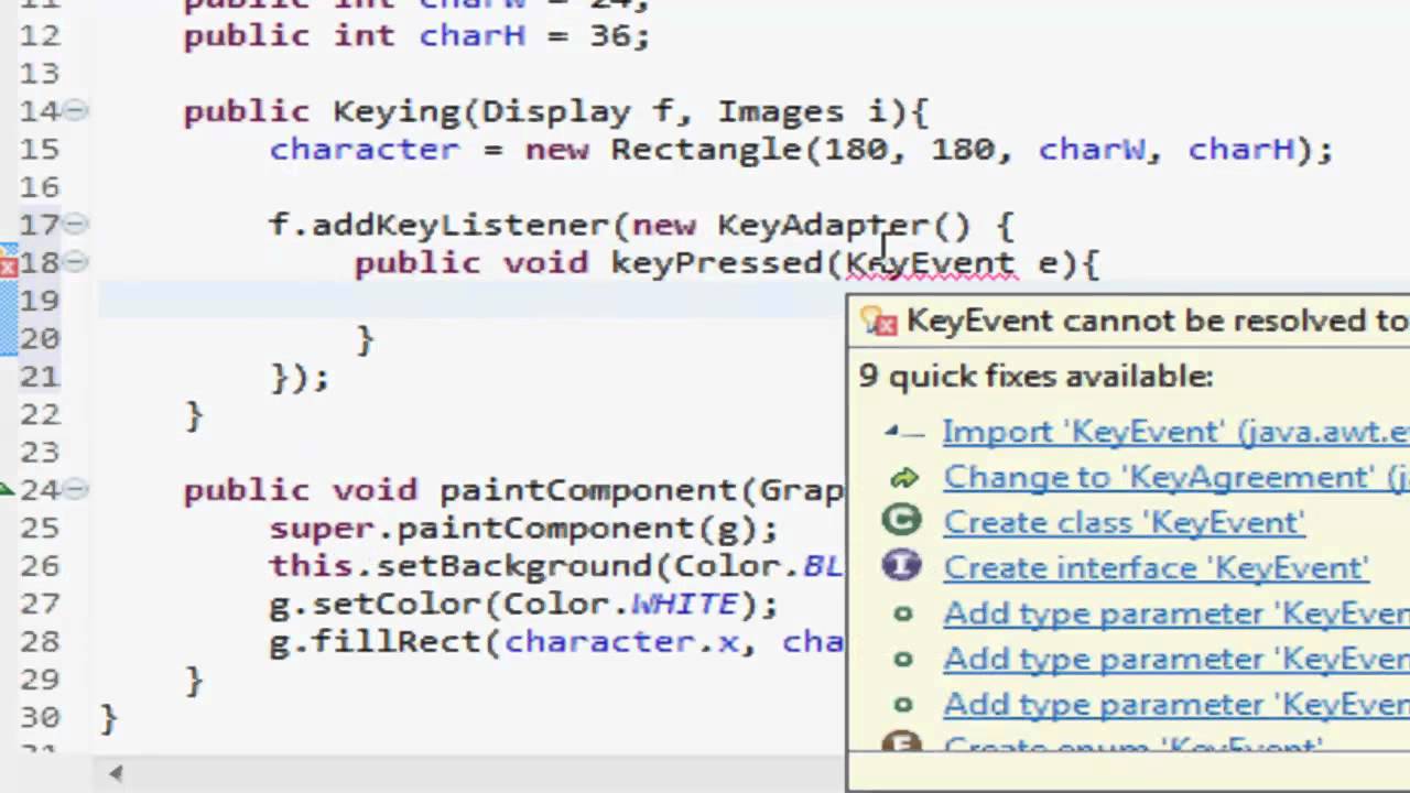 Java 2D Game Development Tutorial: Episode 3 *Moving Objects On The Screen*