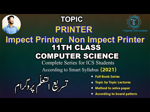Printer and Its Types (Impact Printer VS Non impact Pinter )