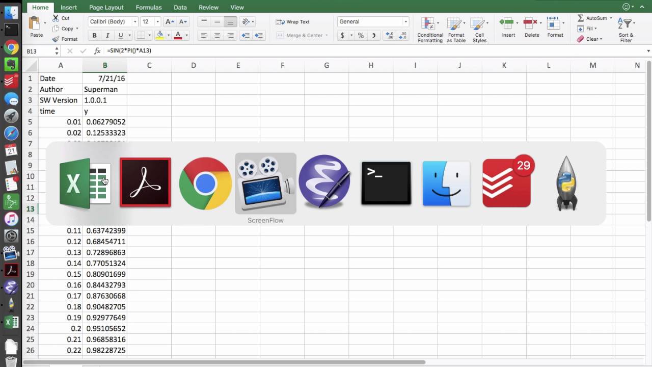 Advanced Python 8: openpyxl