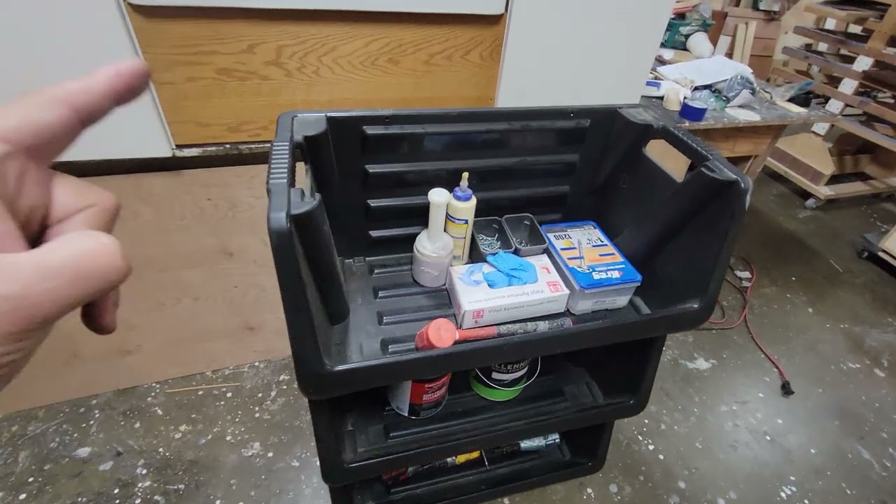 Stackable Storage Bin in Black