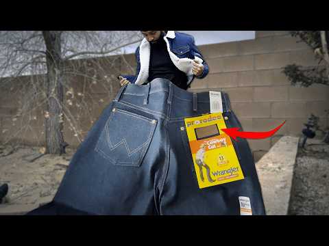 The BEST fitting jeans, AND they're affordable? — Wrangler 13MWZ raw denim