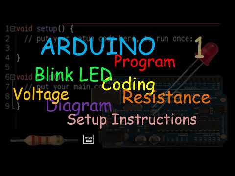 Arduino Lesson 1 - Blink LED Program Tutorial - Software Syntax of Arduino Code - Robotics Research