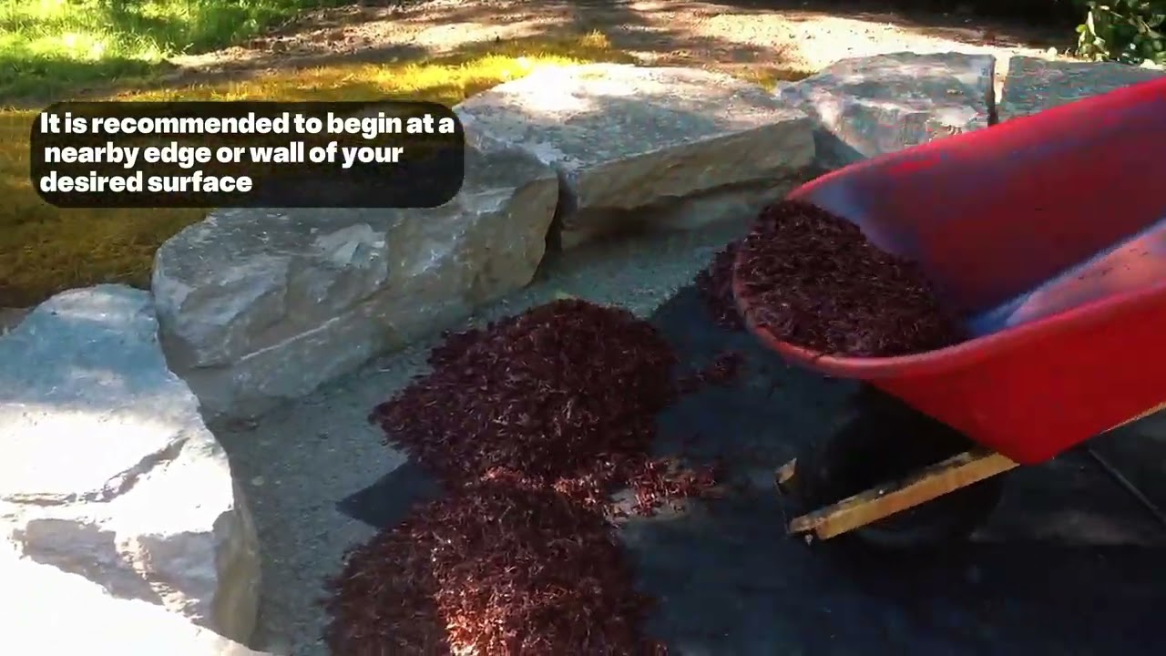 Rubber Mulch Step by Step Install