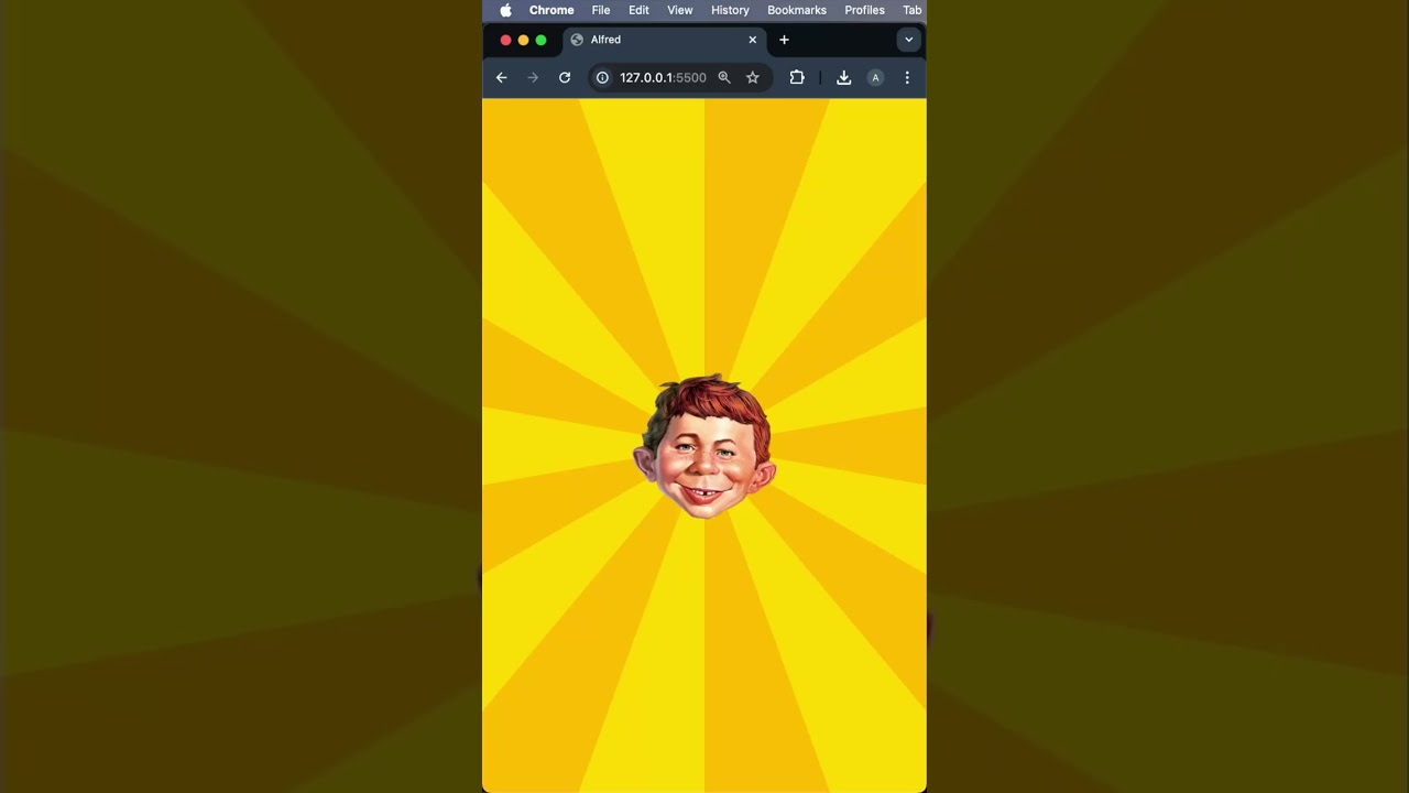 Animated rotating conic gradient background with CSS