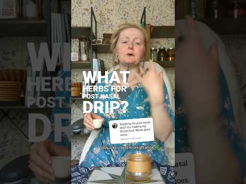 🌿Post nasal drip driving you crazy? #herbs #nettle #naturalremedy #gardensage