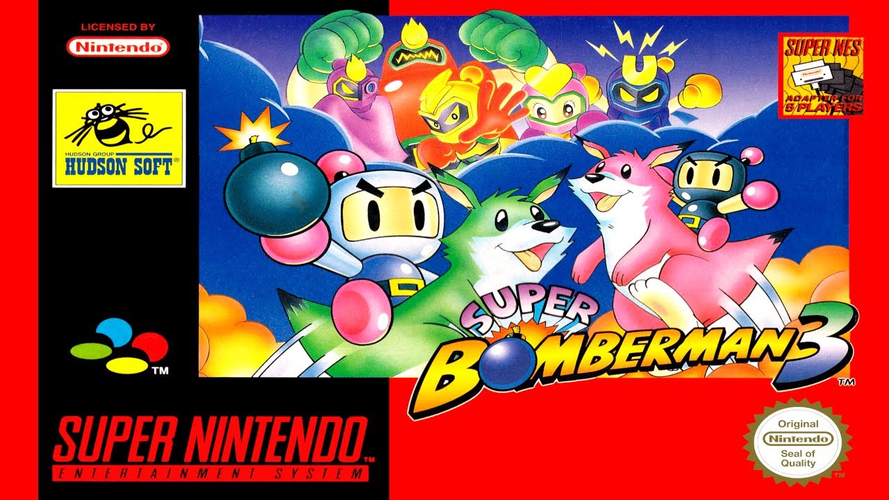 Super Bomberman 3 [Playthrough] [HD] SNES