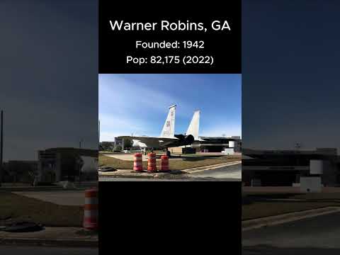 Random US Towns: Warner Robins, GA #shorts