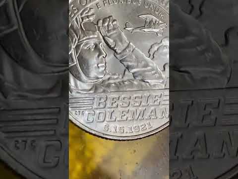2023 Bessie Coleman Quarter Error #quarter #bullionshark #coins #rarecoins #shorts