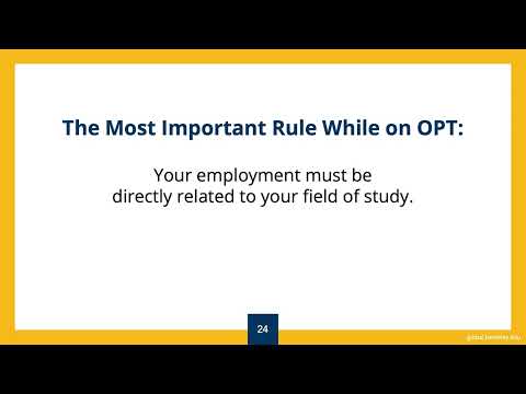 Optional Practical Training (OPT) by UC Berkeley Global