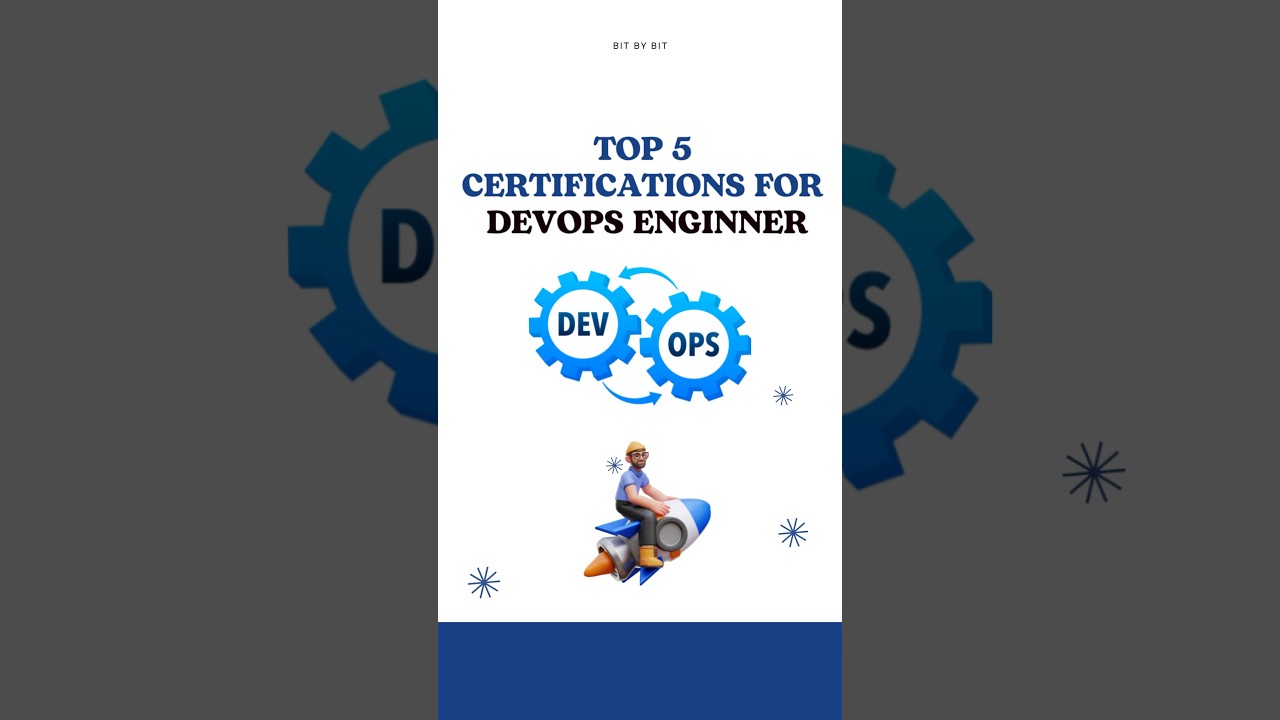 Top 5 Certifications for Devops Engineer in 2025. #devops #certification #softwareengineer