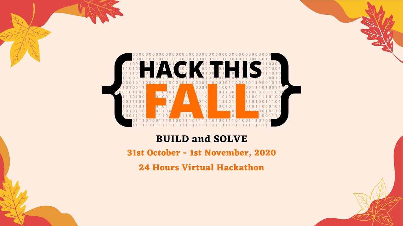 Hack This Fall 🐿️ Virtual Hackathon - Intro Video